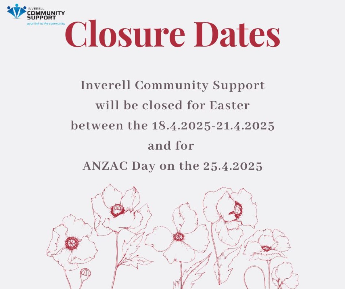 Easter & Anzac Day Closures 2025